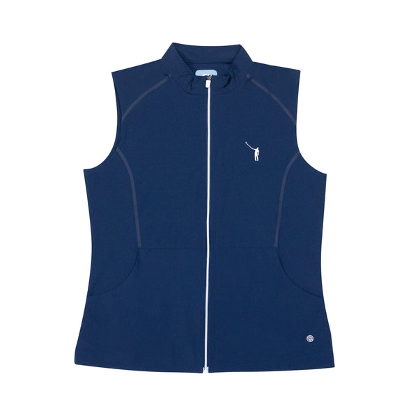 NLU x FJ Women's TempoSeries Vest | Navy – No Laying Up