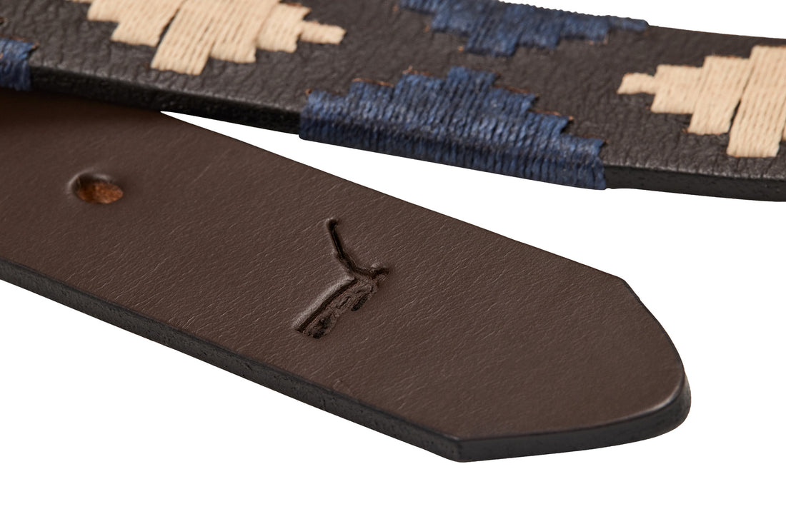 NLU x H&B Barker Belt | Brown/Navy/Dune – No Laying Up